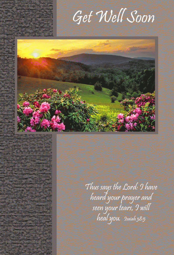 Get Well | Religious Cards | GW69 Pack of 12 2 designs