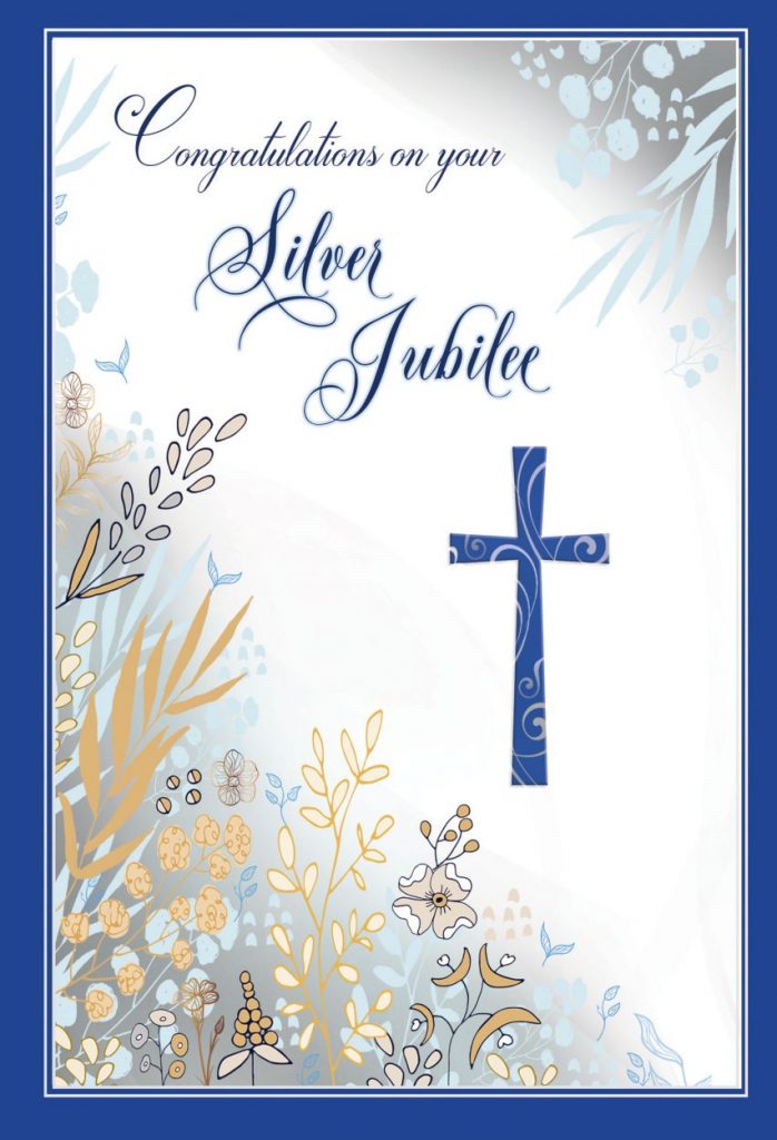 Silver Jubilee - Religious Cards - SJ55 Pack of 12 2 designs